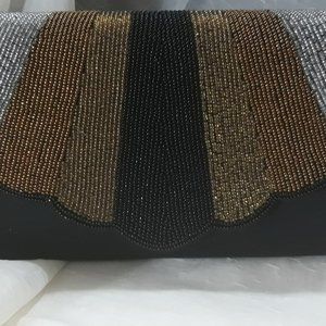 ART DECO BAG COCKTAIL | Bags | Art Deco Cocktail Bag Glass Beaded ...